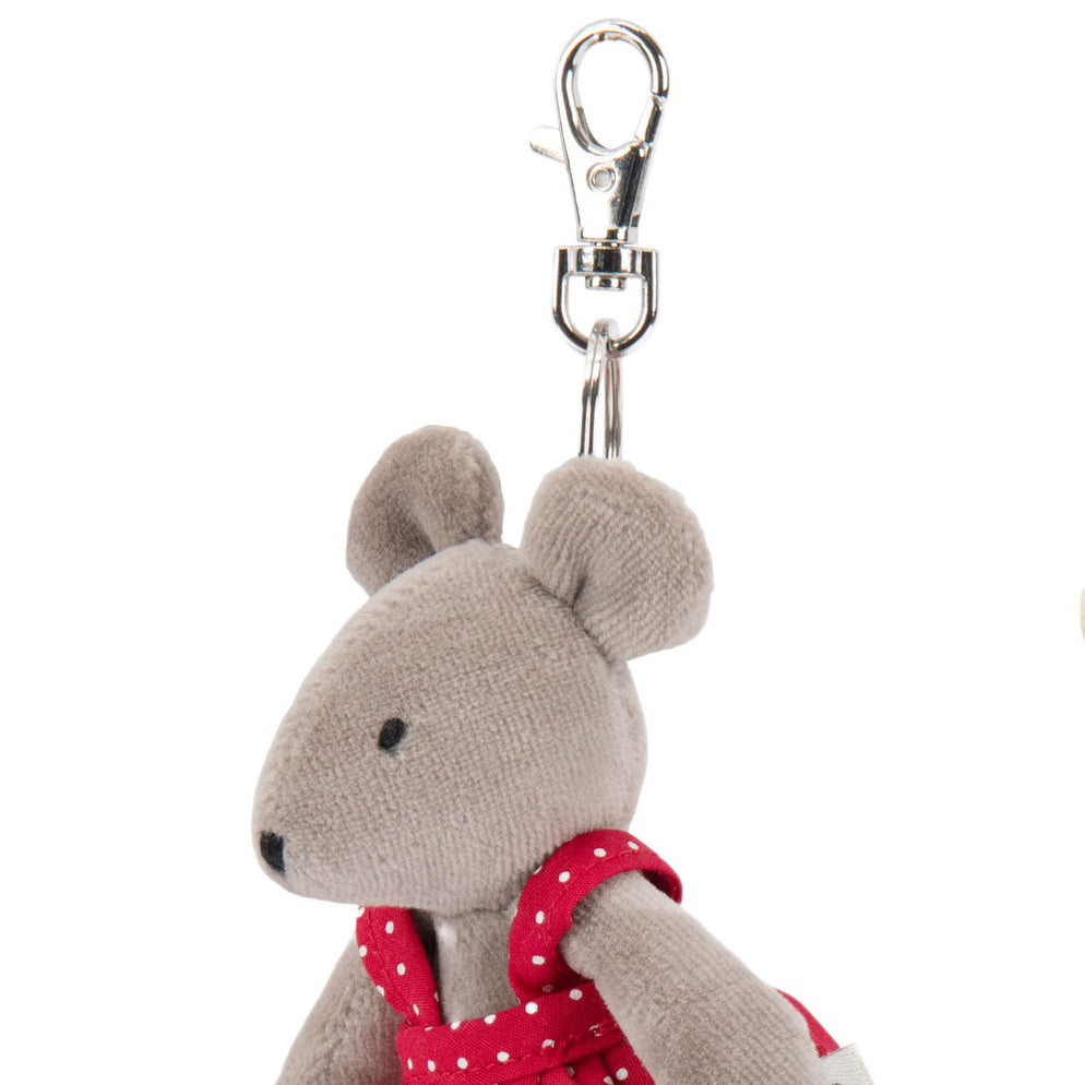 Moulin Roty Nini Mouse key ring– Cottontails Baby